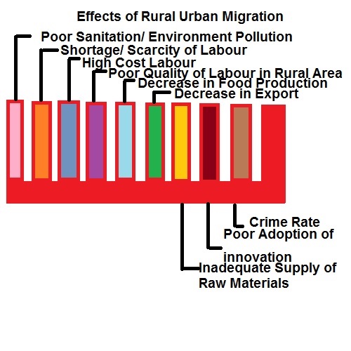 Causes of Rural-Urban Migration and More
